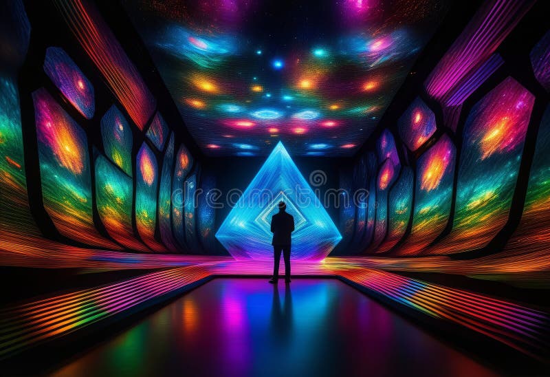 Unveiling the Pulsating Mystique of Alien Holography Stock Illustration ... Unveiling the Pulsating Mystique of Alien Holography Stock Illustration ...
