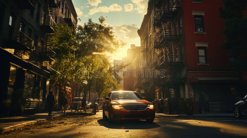 AI Generated Urban Light and Shadow Illustrating the Interplay in ... AI Generated Urban Light and Shadow Illustrating the Interplay in ...