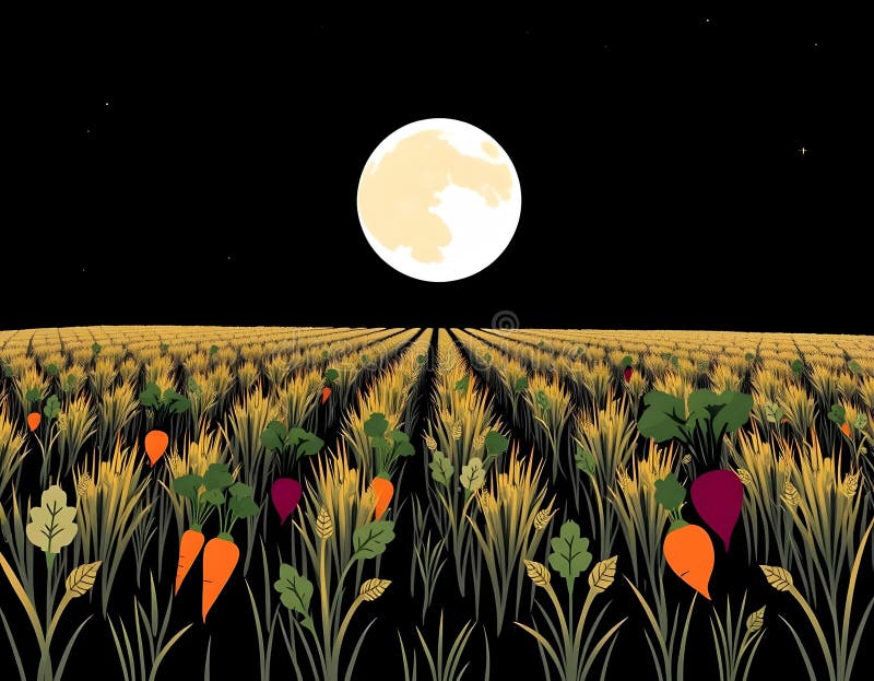Harvest Moon Background Stock Illustrations – 3,114 Harvest Moon ...