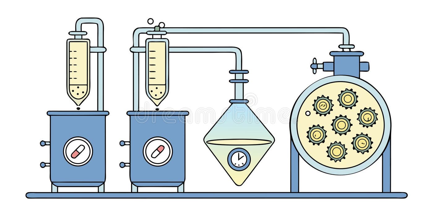 Fermentation Laboratory Stock Illustrations – 956 Fermentation ...
