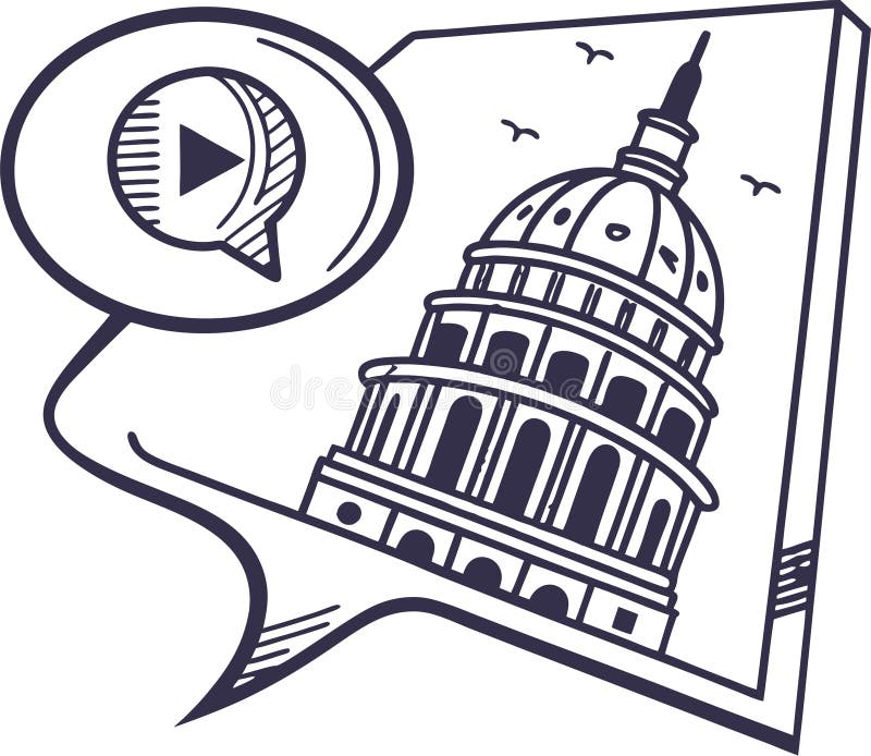 Domed Government Building Stock Illustrations – 283 Domed Government ...