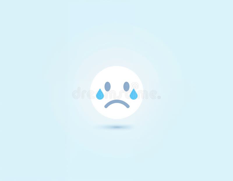 Sad Face Tear Vector Stock Illustrations – 4,382 Sad Face Tear Vector ...