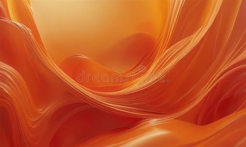 A Close Up of a Bright Orange Object with a Yellow Background. Stock ...