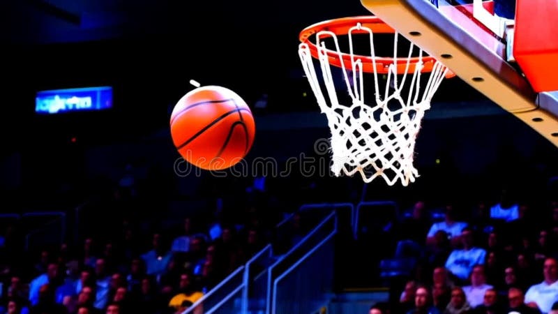 AI Generated Video of a Basketball Missing the Hoop Stock Video - Video ...