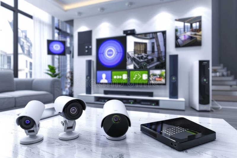 Family Homes are Secured with Security Cameras, Sensors on Entry Points ...