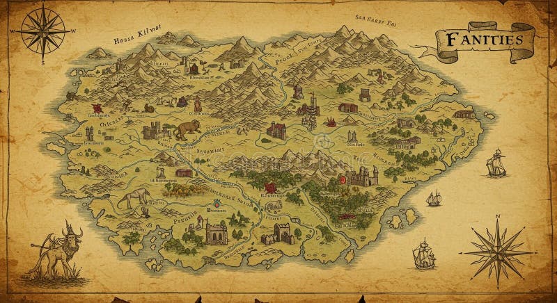 Vintage Mythical Creatures Stock Illustrations – 1,717 Vintage Mythical ...