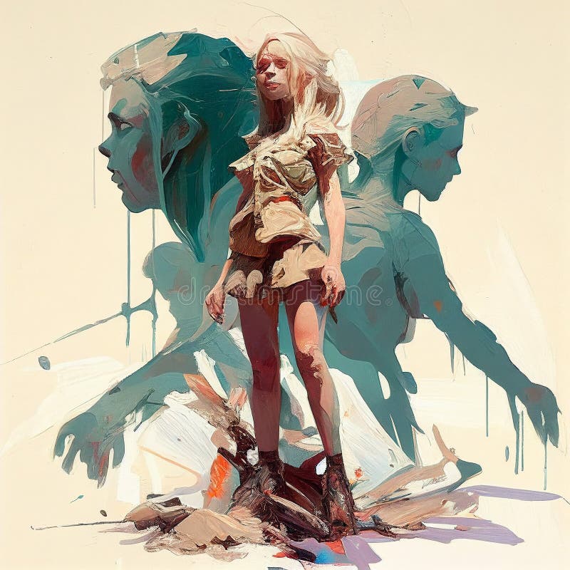 AI Generated Visualizing Chaos and Disorder, Depicting of Confusion ...