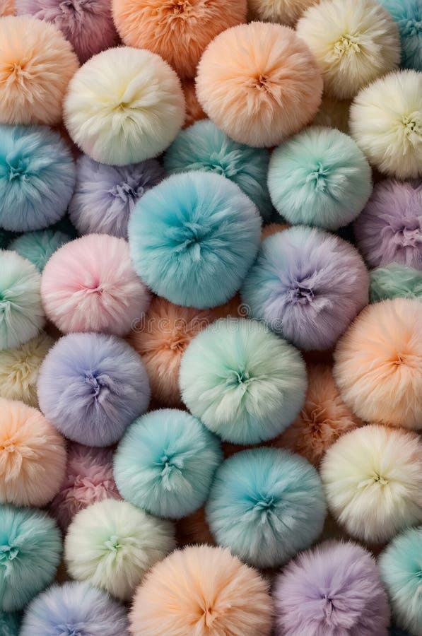 A Visually Pleasing Vertical Background Featuring an Array of Soft and ...