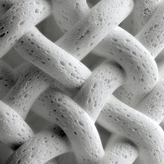 Bacterial Pattern on Simulated Woven Textile Mesh Structure 05 Stock ...