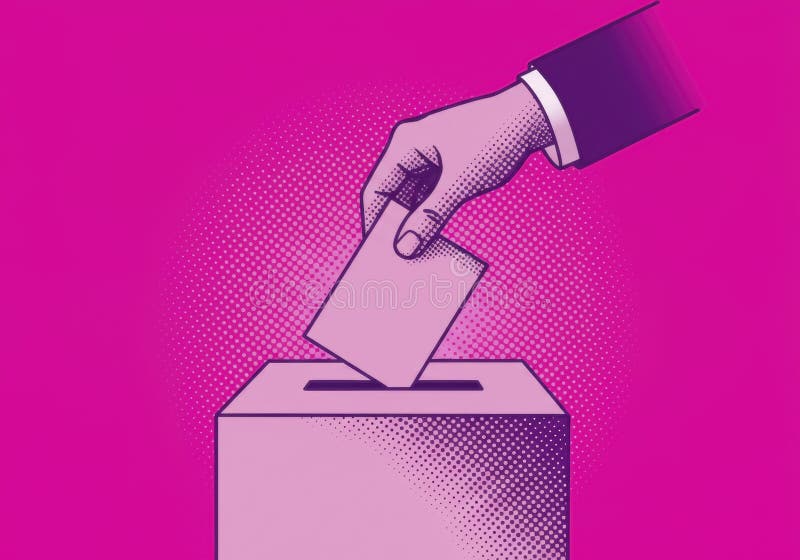 AI Generated Voting Image stock illustration. Illustration of artwork ...