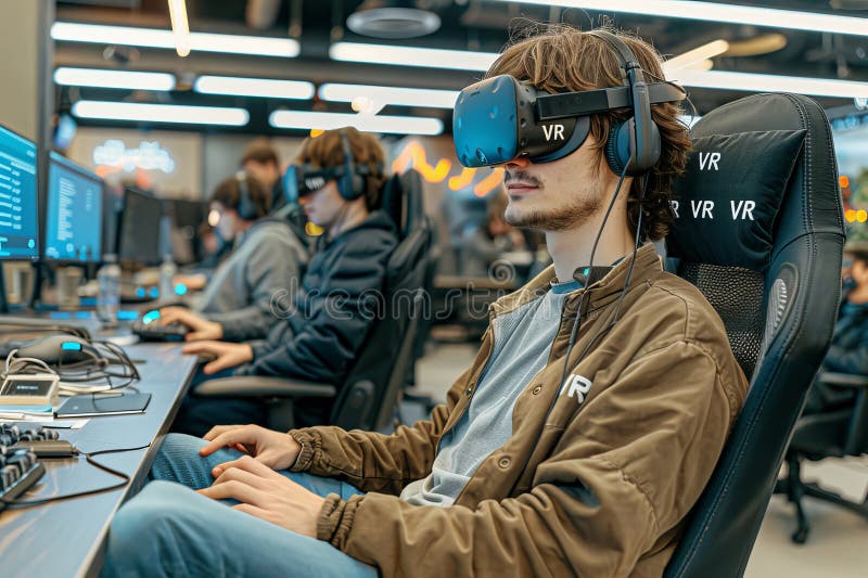 VR in a Collaborative Workspace, Showcasing the Use of Advanced Virtual ...