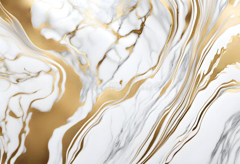 White Gold Marble Texture Pattern Stock Illustration - Illustration of ...