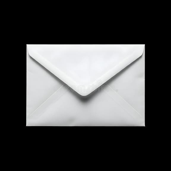 AI-Generated White, Rectangular Envelope Stock Illustration ...