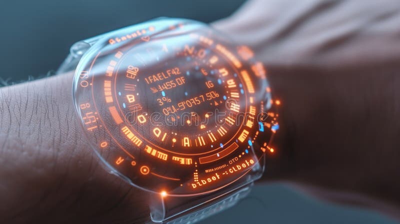 AI Generated Wrist Watch Concept Stock Illustration - Illustration of ...