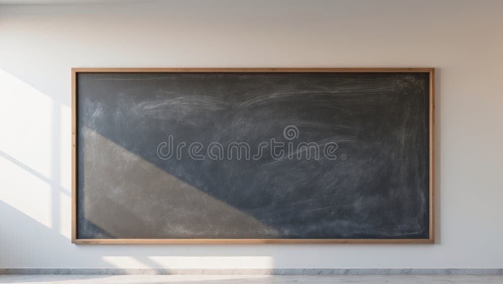 Write the Future a Pristine Chalkboard Ready for Learning Stock Photo ...