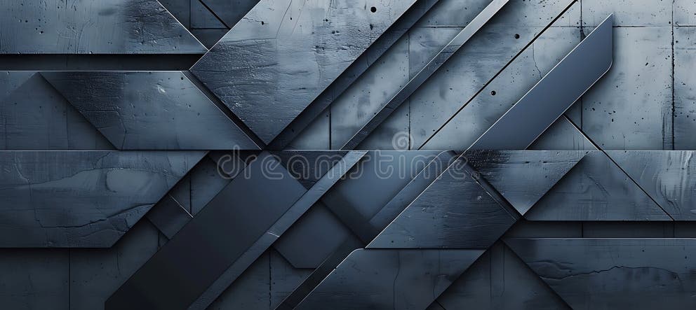 AI Generative Abstract Blue and Gray Background with Dynamic Intersecting Diagonal Shapes Stock ...