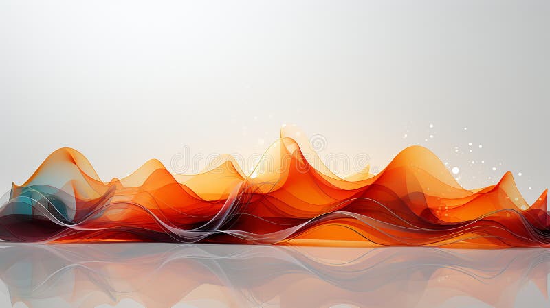 AI Generative Abstract Wave Design Digital Frequency for Design ...