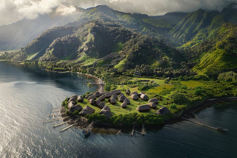 Ai Generative Ancient Civilization of Maori Stock Illustration ...