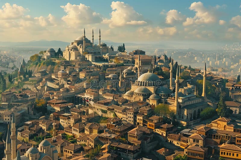 Ai Generative Ancient Civilization of Ottoman Stock Illustration ...