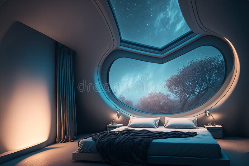 Luxury Exterior Infinity Pool Design Concept Stock Illustration ...