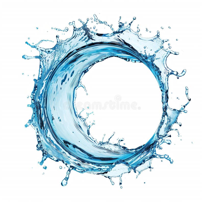 Water splash logo stock illustration. Illustration of shape - 325758467