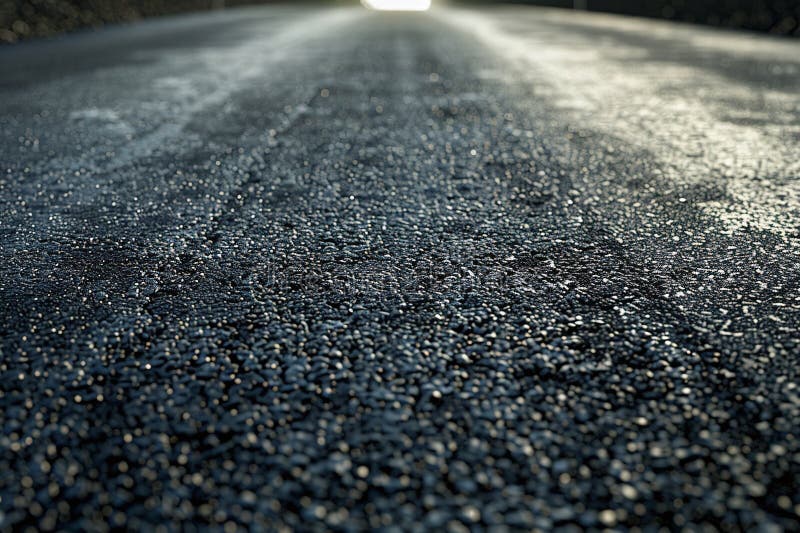 Ai Generative Asphalt Road Leveling Process Stock Illustration ...