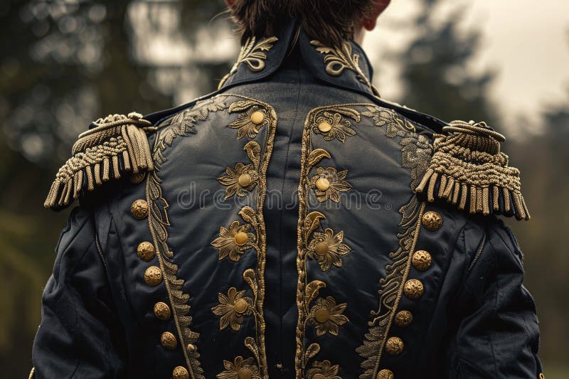 Ai Generative Back View of Napoleon Stock Illustration - Illustration ...