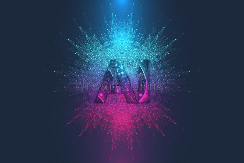 AI Generative Banner Concept in the Digital Style. Generative Ideas ...