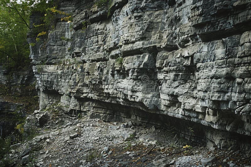 Ai Generative Beautiful Limestone Cliffs Stock Illustration ...