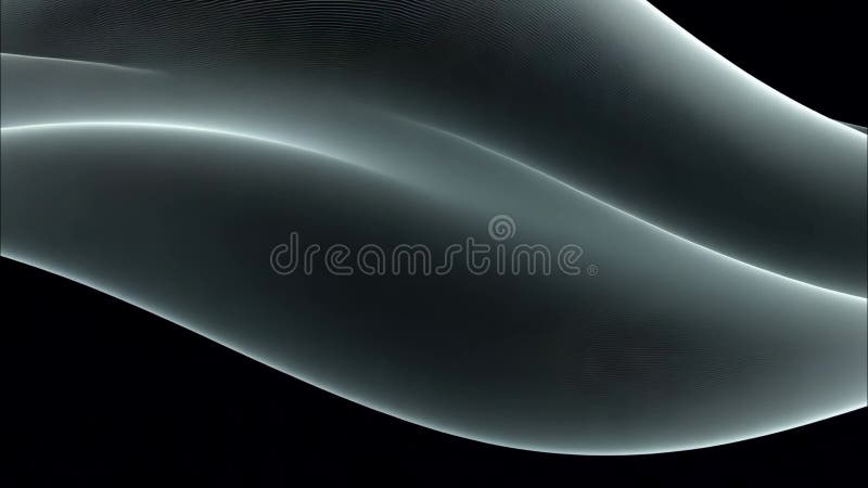 Black Moving Wave, Abstract Animated Background Graphic. AI Generative ...