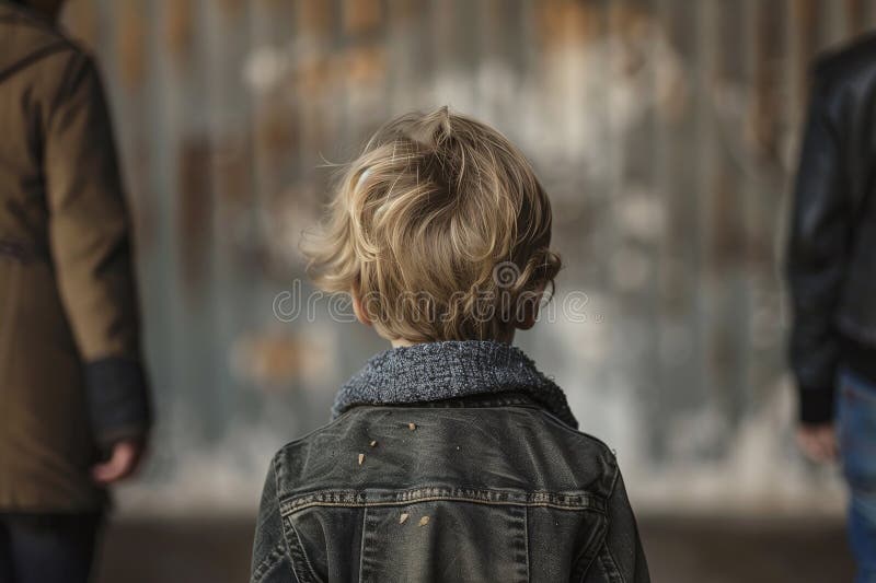 Ai Generative Broken Home Child Stock Illustration - Illustration of ...