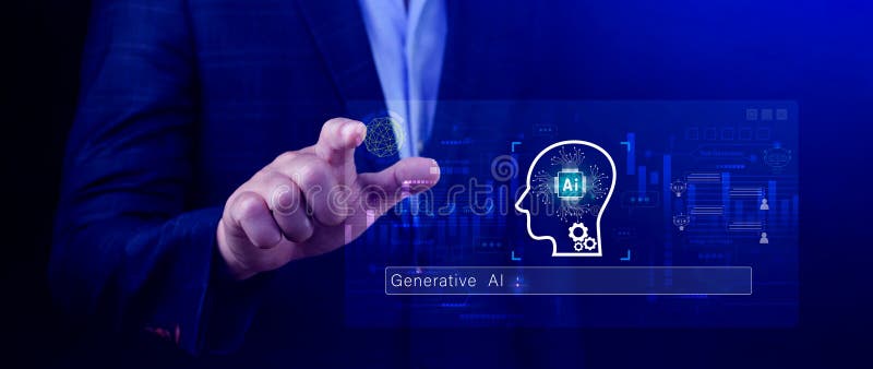 AI Generative Concept, Using Technology Generative AI for Working Tools ...