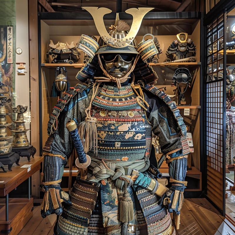Complete Samurai Armor Graphic Stock Illustrations – 9 Complete Samurai ...