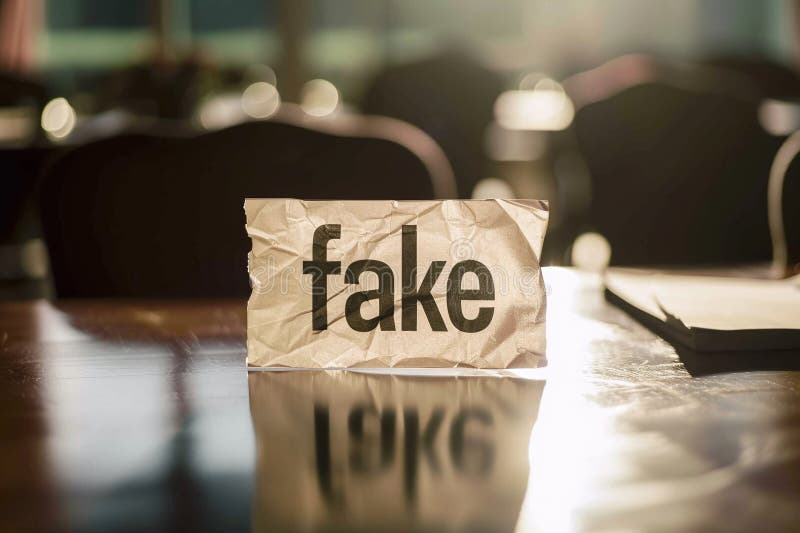 Fake Word Paper Graphic Stock Illustrationen, Vektoren, & Kliparts - 53 ...