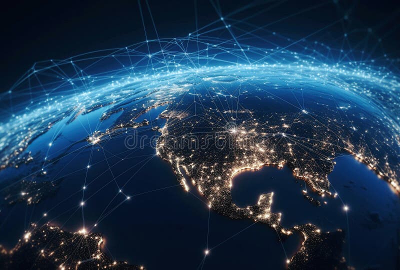 AI Generative. Global Communication Network Concept Network Dots ... AI Generative. Global Communication Network Concept Network Dots ...