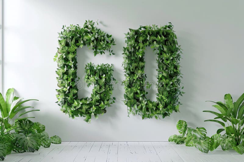 Ai Generative Go Green Writing Office Stock Illustration - Illustration ...