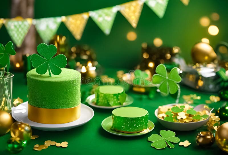AI Generative Illustration of St Patrick S Day Stock Illustration ...
