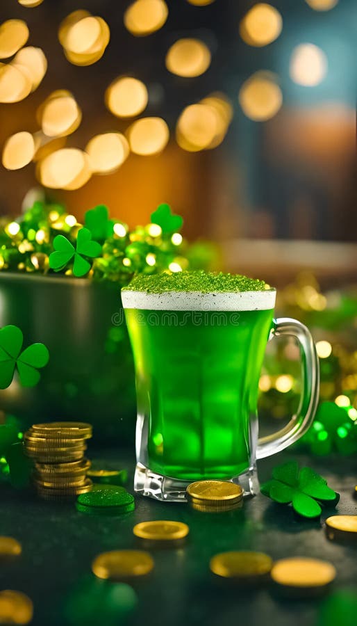 AI Generative Illustration of St Patrick S Day Stock Illustration ...