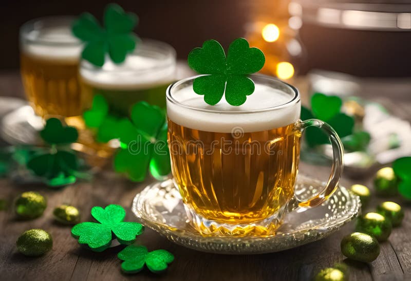 AI Generative Illustration of St Patrick S Day Stock Illustration ...