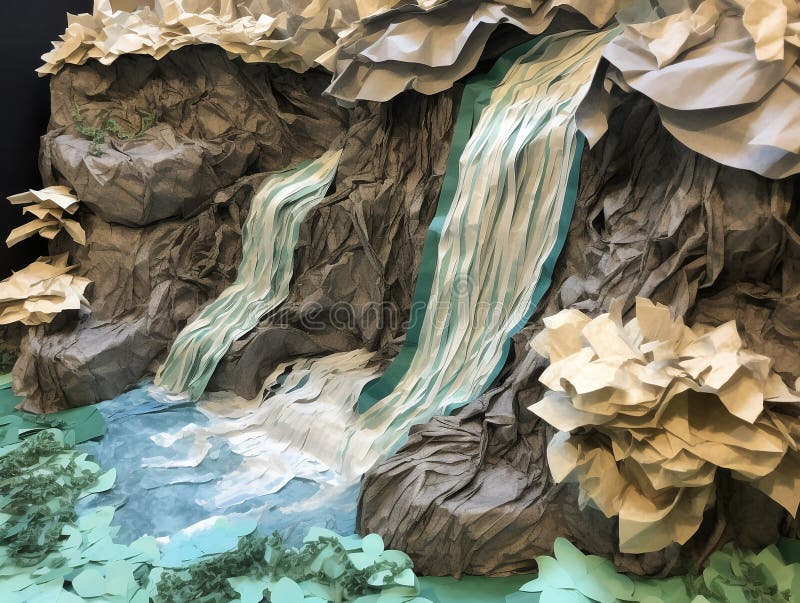 Waterfall Collage Stock Illustrations – 92 Waterfall Collage Stock ...