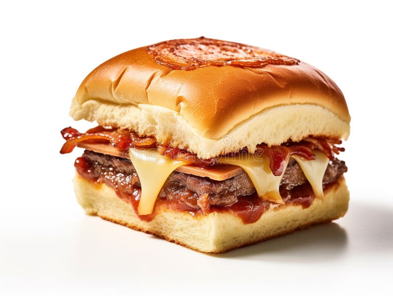 Slider - perfect hamburger stock illustration. Illustration of classic ...