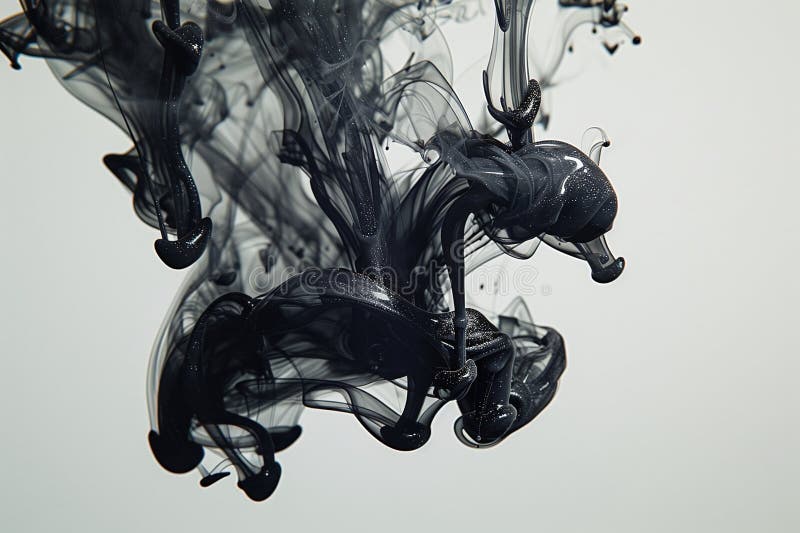 Ai Generative Ink Dissolves in Water Stock Illustration - Illustration ... Ai Generative Ink Dissolves in Water Stock Illustration - Illustration ...