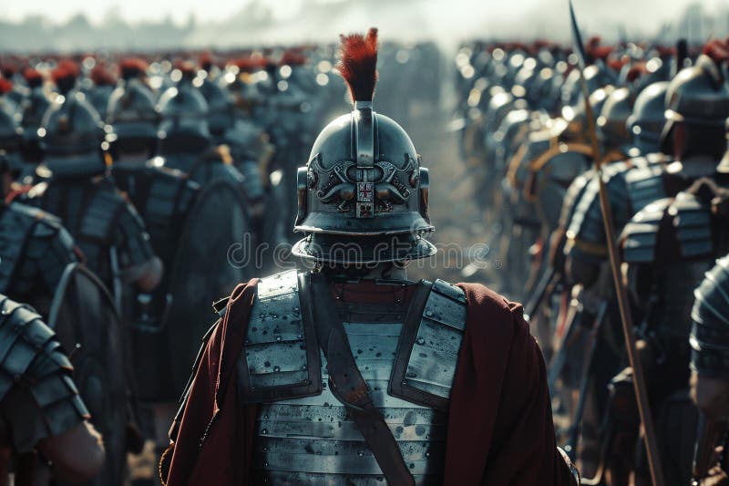 Ai Generative Marching Roman Troops Stock Illustration - Illustration ...
