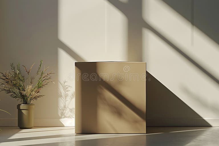 Generative Plain Cardboard Box Blank Space Stock Illustrations – 151 ...