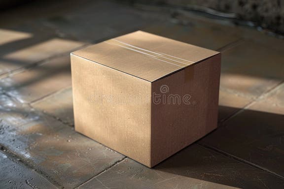 Generative Plain Cardboard Box Blank Space Stock Illustrations – 151 ...