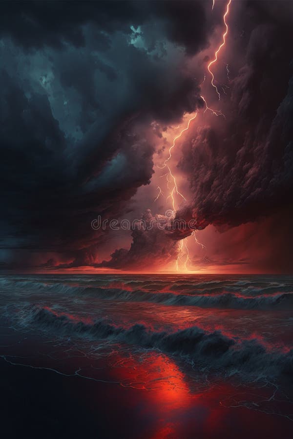 Storm Ahead Vertorama stock photo. Image of dynamic - 267854186