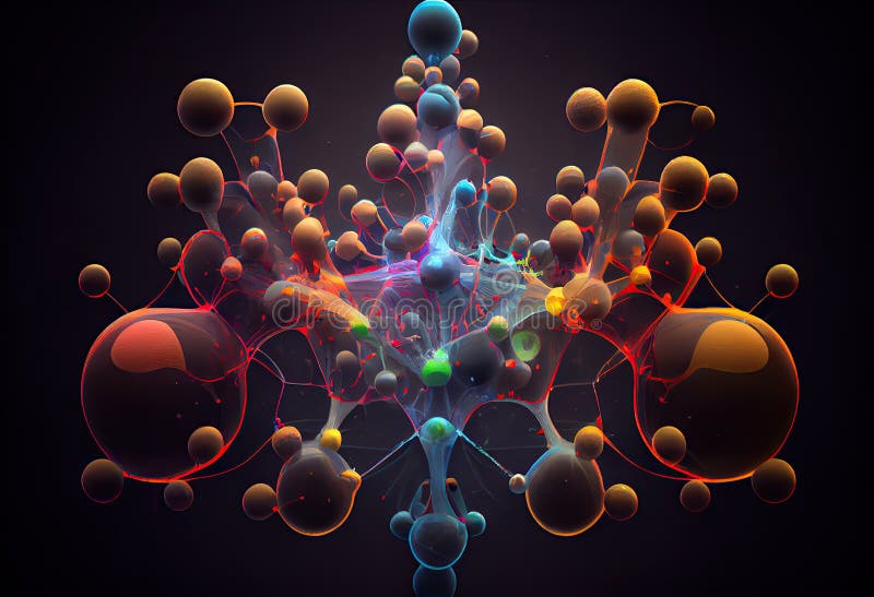 Science Molecule, Model Structure Stock Photo - Image of development ...