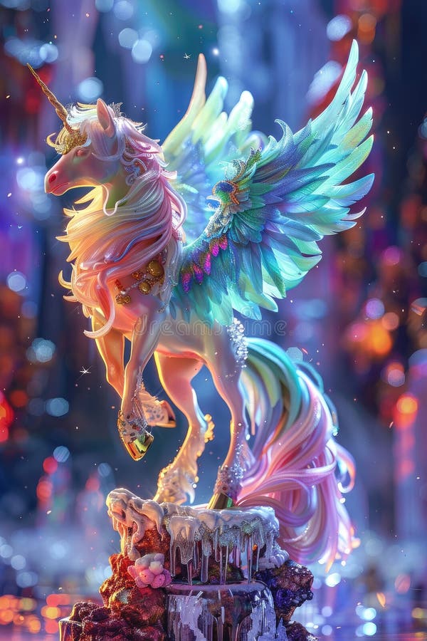 A Stunning Digital Art Image Capturing a Comet Streaking Across a ...