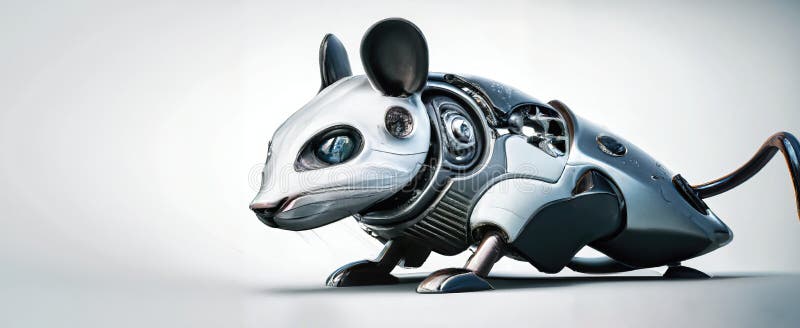 Ai Generativo De Una Rata De Ciborg Stock de ilustración - Ilustración ...