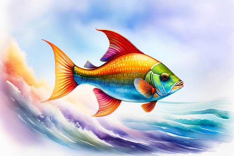 Ai Generator, Artificial Intelligence, Neural Network Image. Sea Fish ...